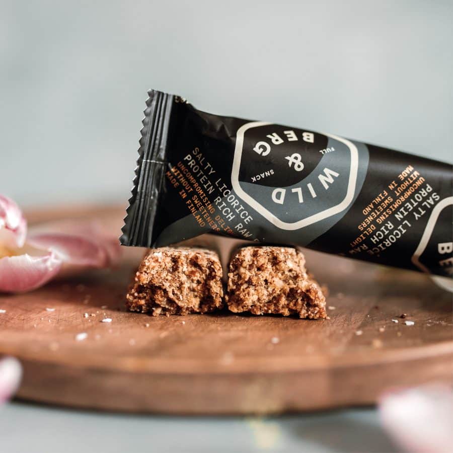 Licorice protein bar | Wild&Berg